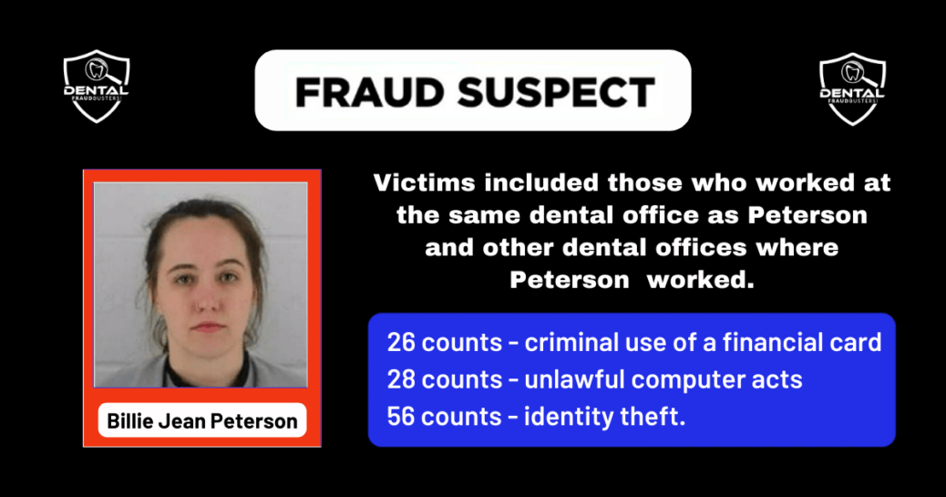 Dental employee arrested 111 counts fraud against coworkers and neighbors | Dental FraudBusters
